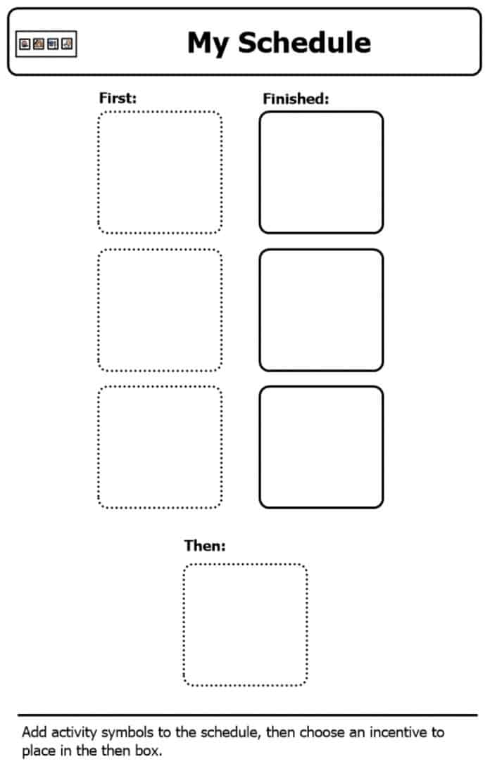 Supporting autistic children using a visual scheduling tool - THE ...